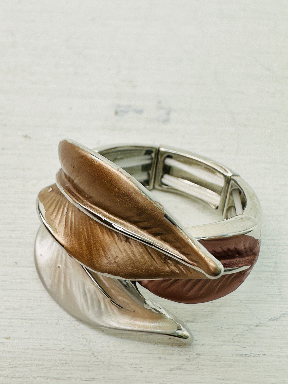 Penna Ring - Bronze & Beige– The Red Gecko UK
